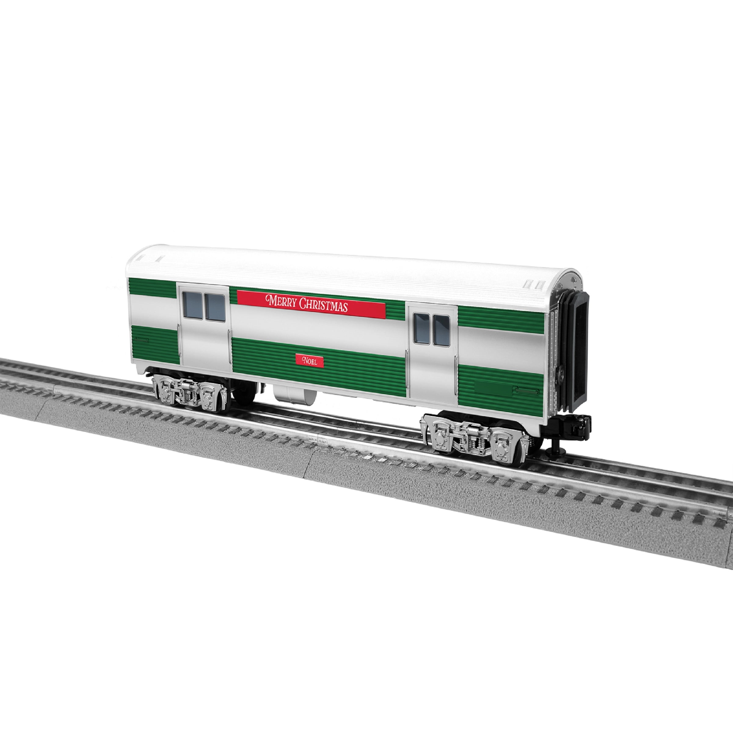 Lionel Model Train Christmas Baggage Noel Car with Die-Cast Trucks ...