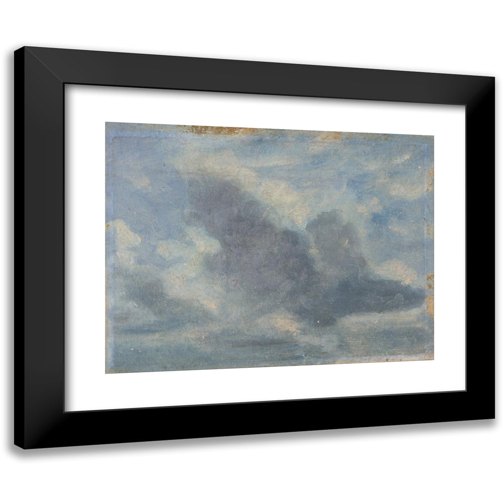 Lionel Constable 24x19 Black Modern Framed Museum Art Print Titled - Sky Study (ca. 1850 ...