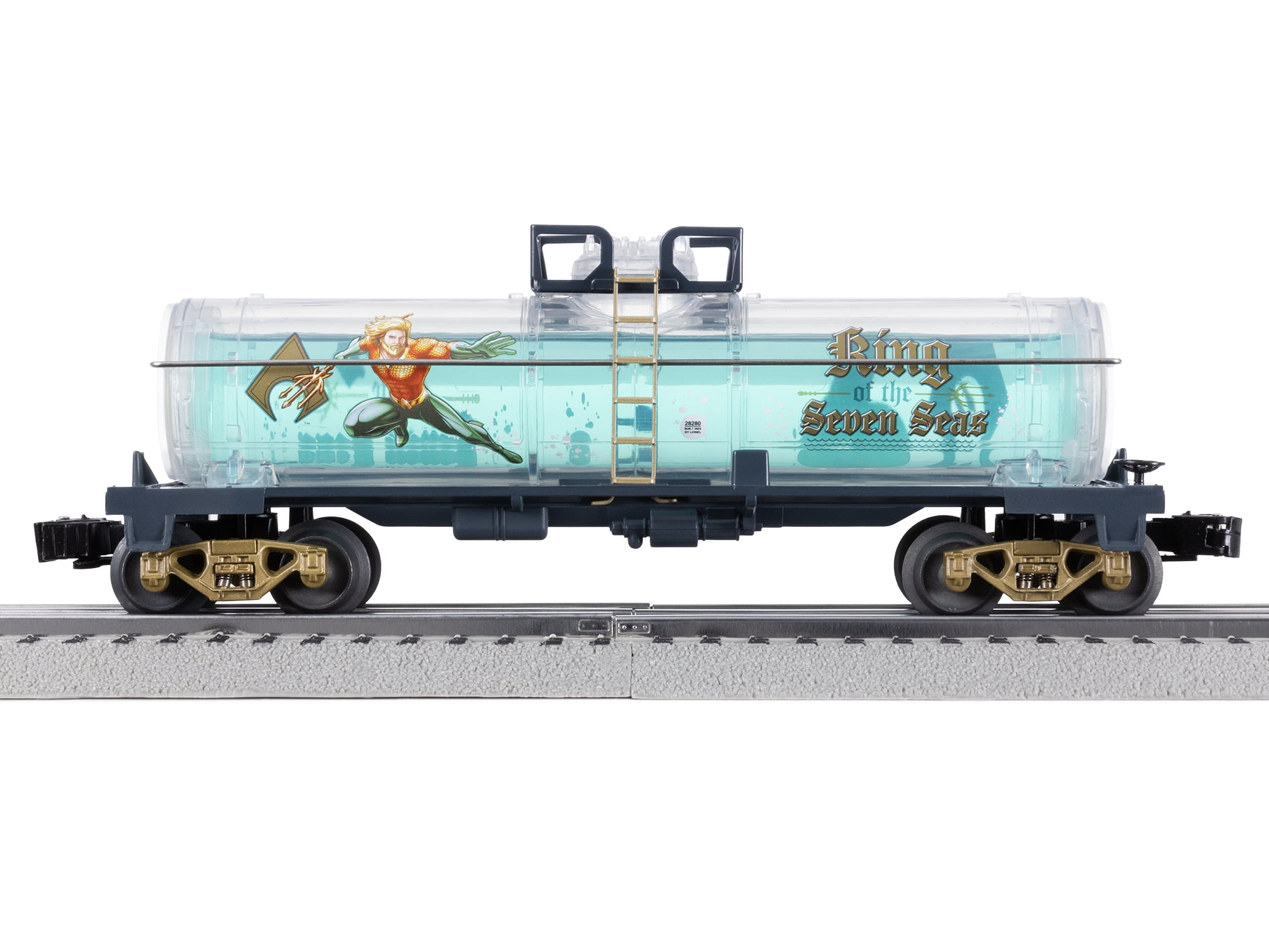 Lionel DC Comics Aquaman Seven Seas Tank Car with Metal Handrails and ...