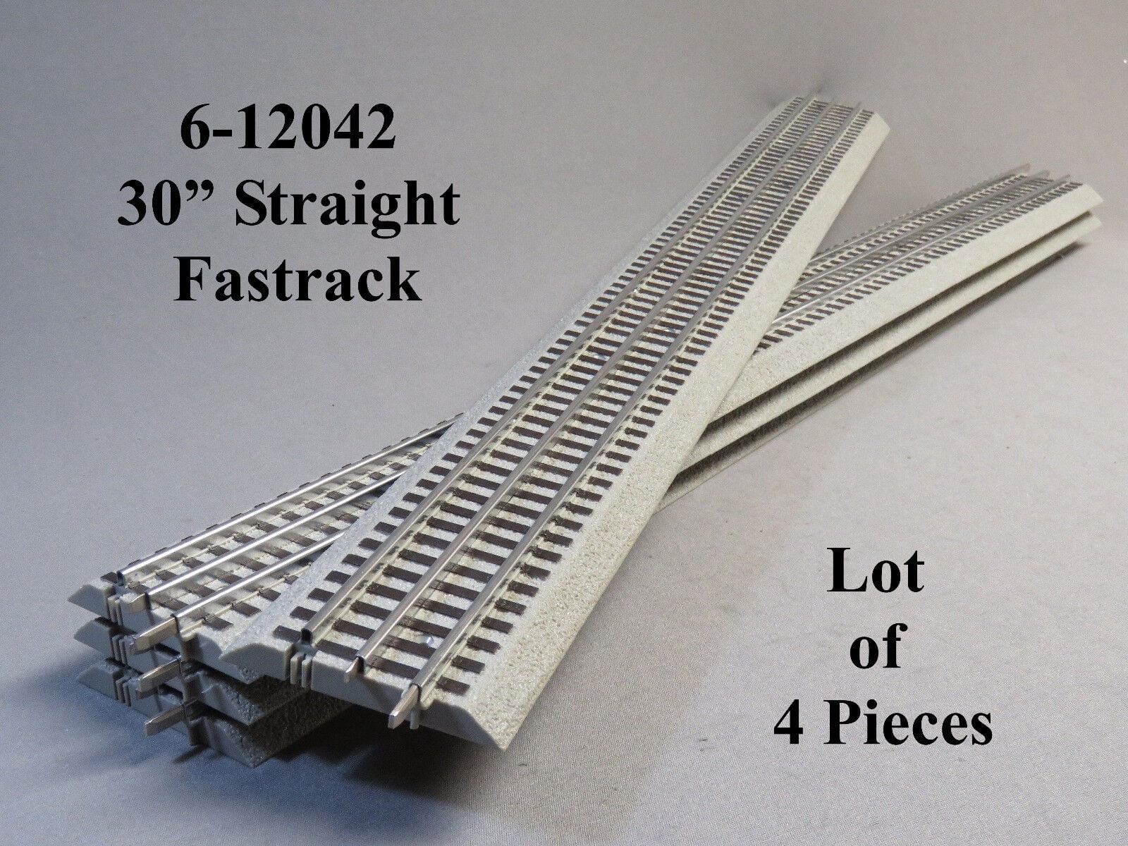 Lionel FASTRACK 30" Straight Section Track 4 Pieces O Gauge - Walmart.com