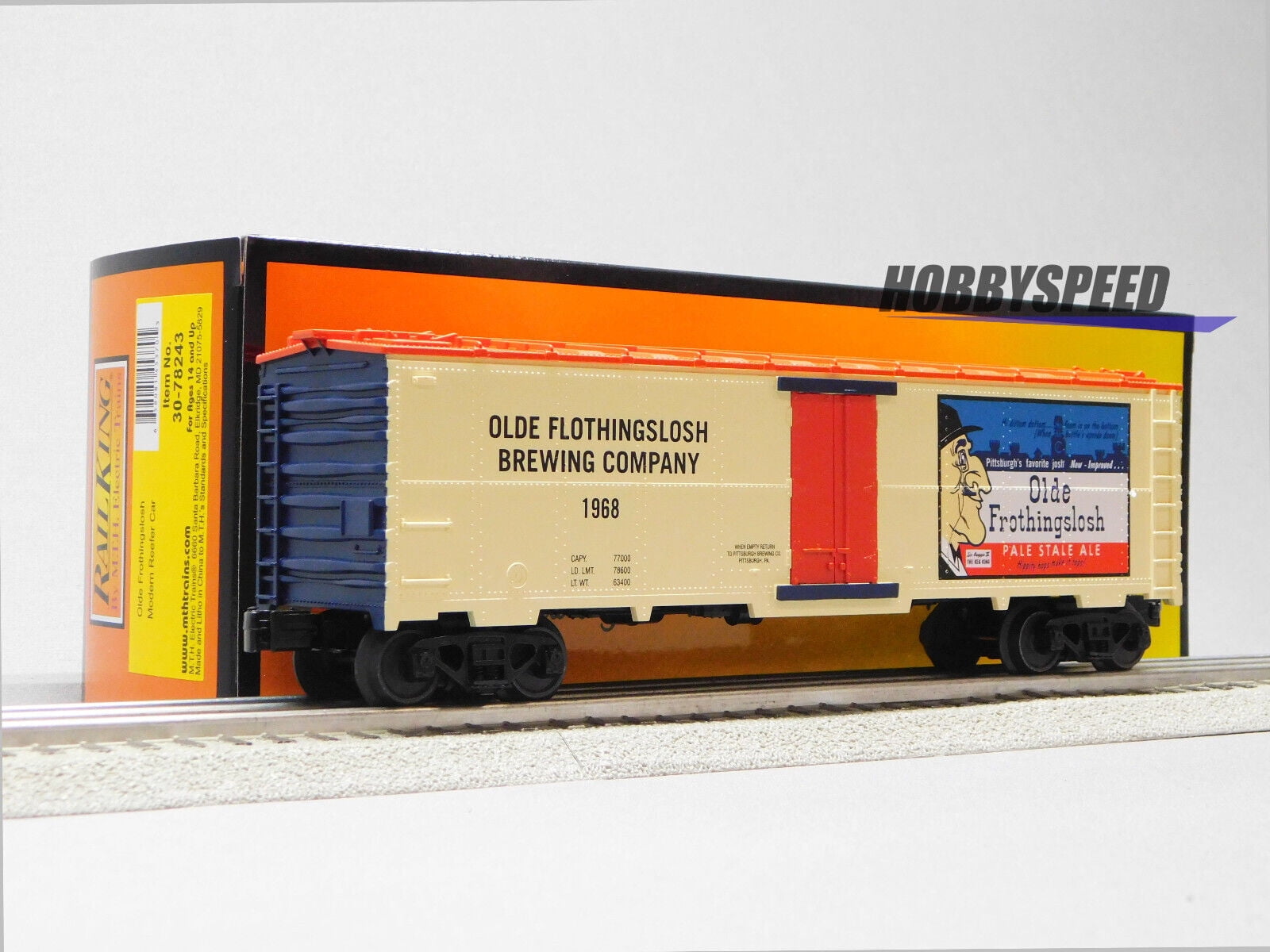 Lionel MTH RAILKING Olde FROTHINGSLOSH Modern Reefer #1968 O Gauge ...