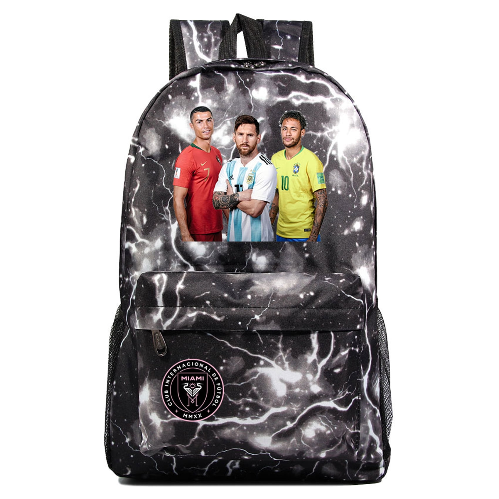 Lionel Messi_10 Water Resistant Bookbag Student Trendy School Bag ...