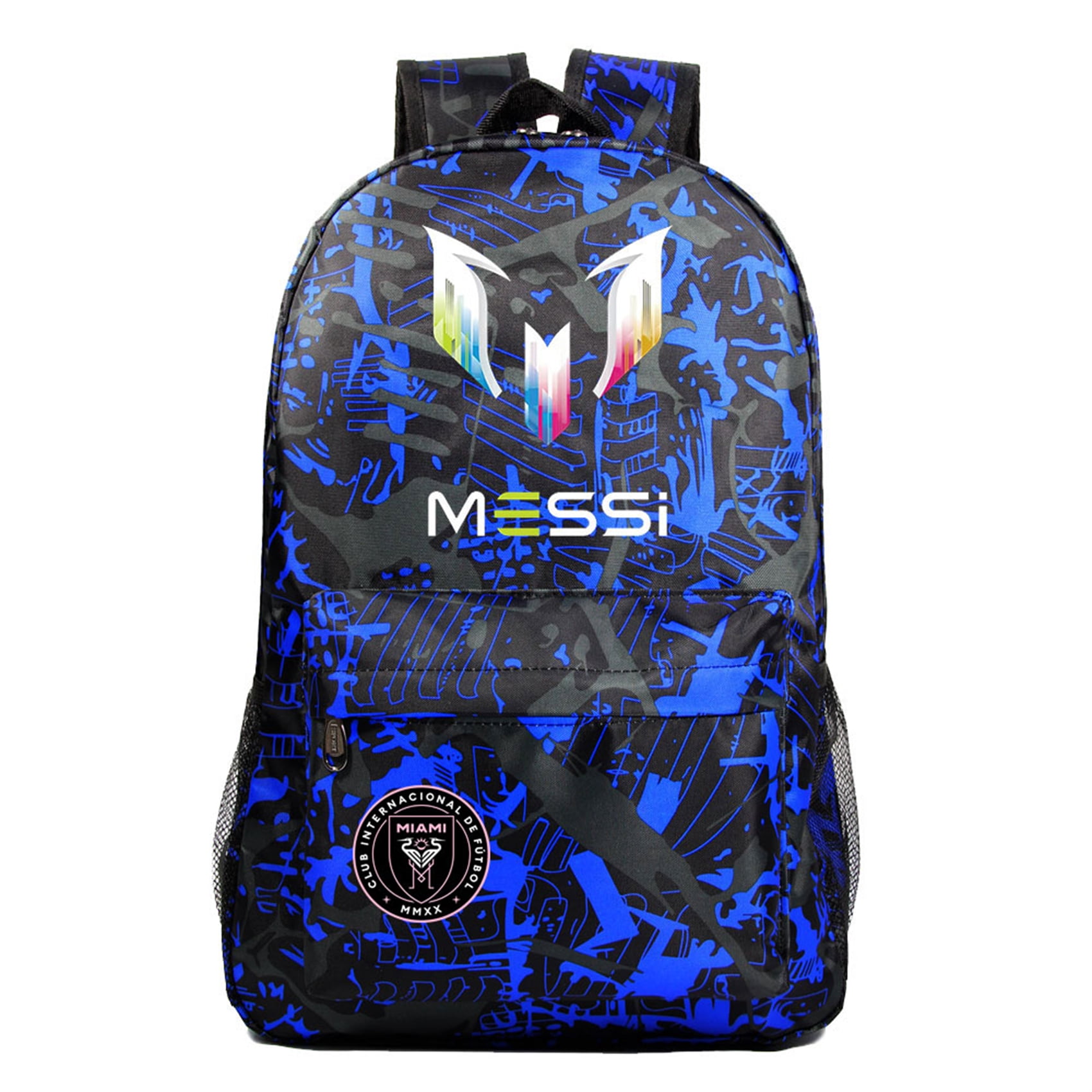Lionel Messi_10 Water Resistant Bookbag Student Trendy School Bag ...