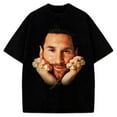 Lionel Messi 8 Ballon Dor Gold Rings Greatest Of All Time Goat Soccer Football T Shirt