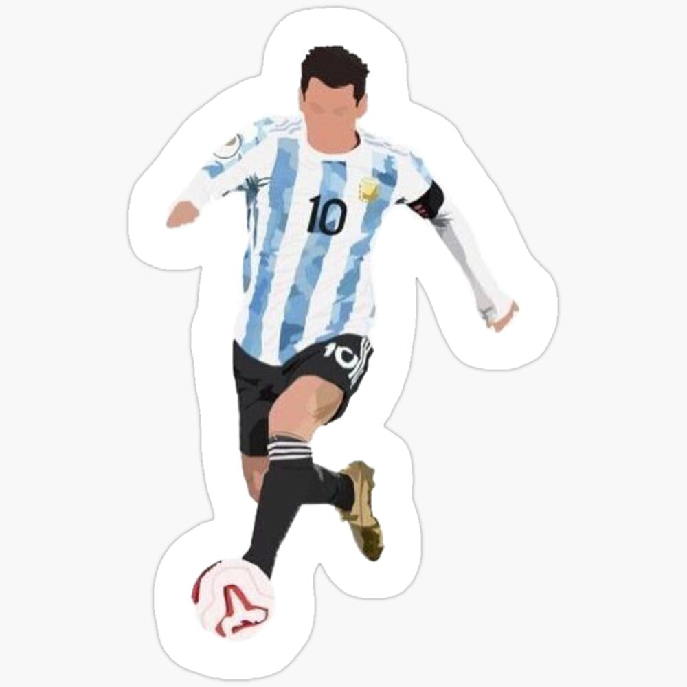Lionel Messi Argentina World Cup 2022 Sticker Phone Decal Water Bottle ...