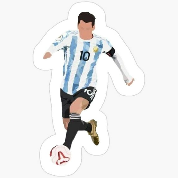 Lionel Messi Argentina World Cup 2022 Sticker Phone Decal Water Bottle ...
