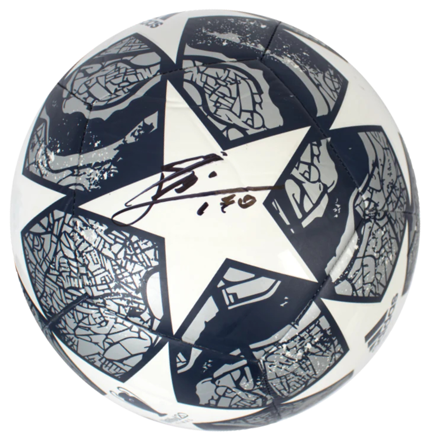 Lionel Messi Autographed UEFA Champions League Soccer Ball - Icons COA ...