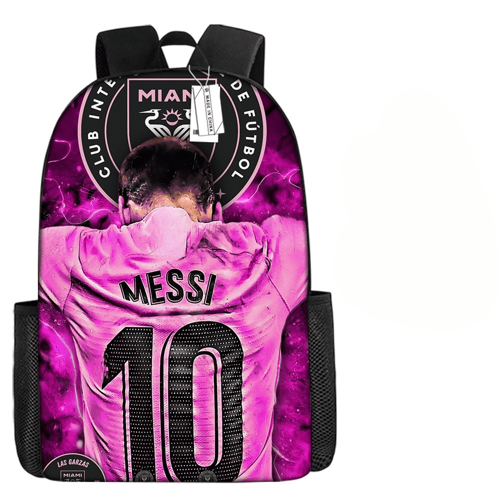 Lionel_Messi Backpack Soccer Player , Lightweight Canvas Bookbag ...