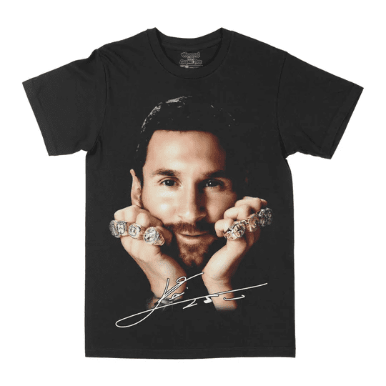 Lionel Messi Big Face Graphic Tee - Walmart.com