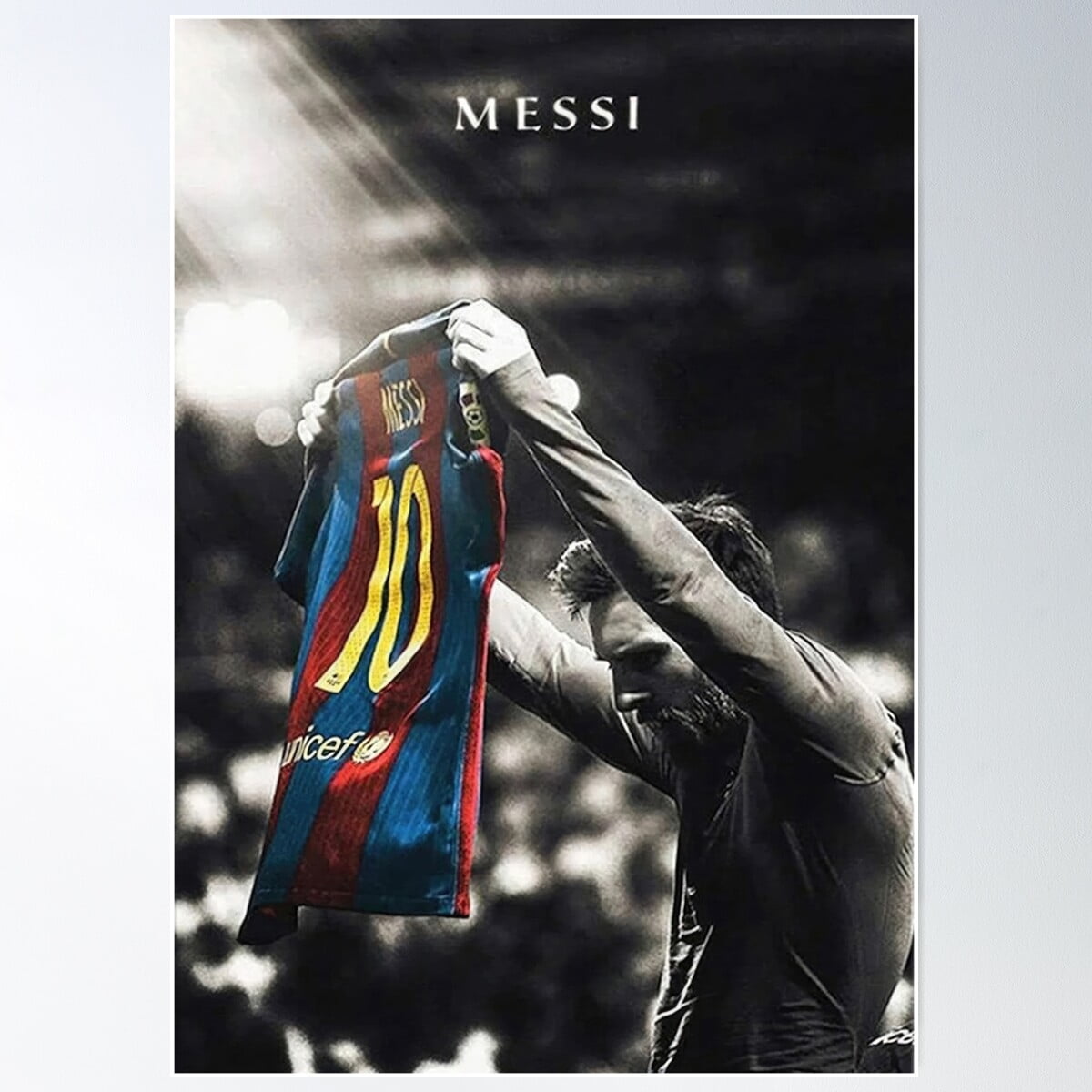 Lionel Messi Celebration Poster Wall Art, Modern Wall Decor, 24x36 ...