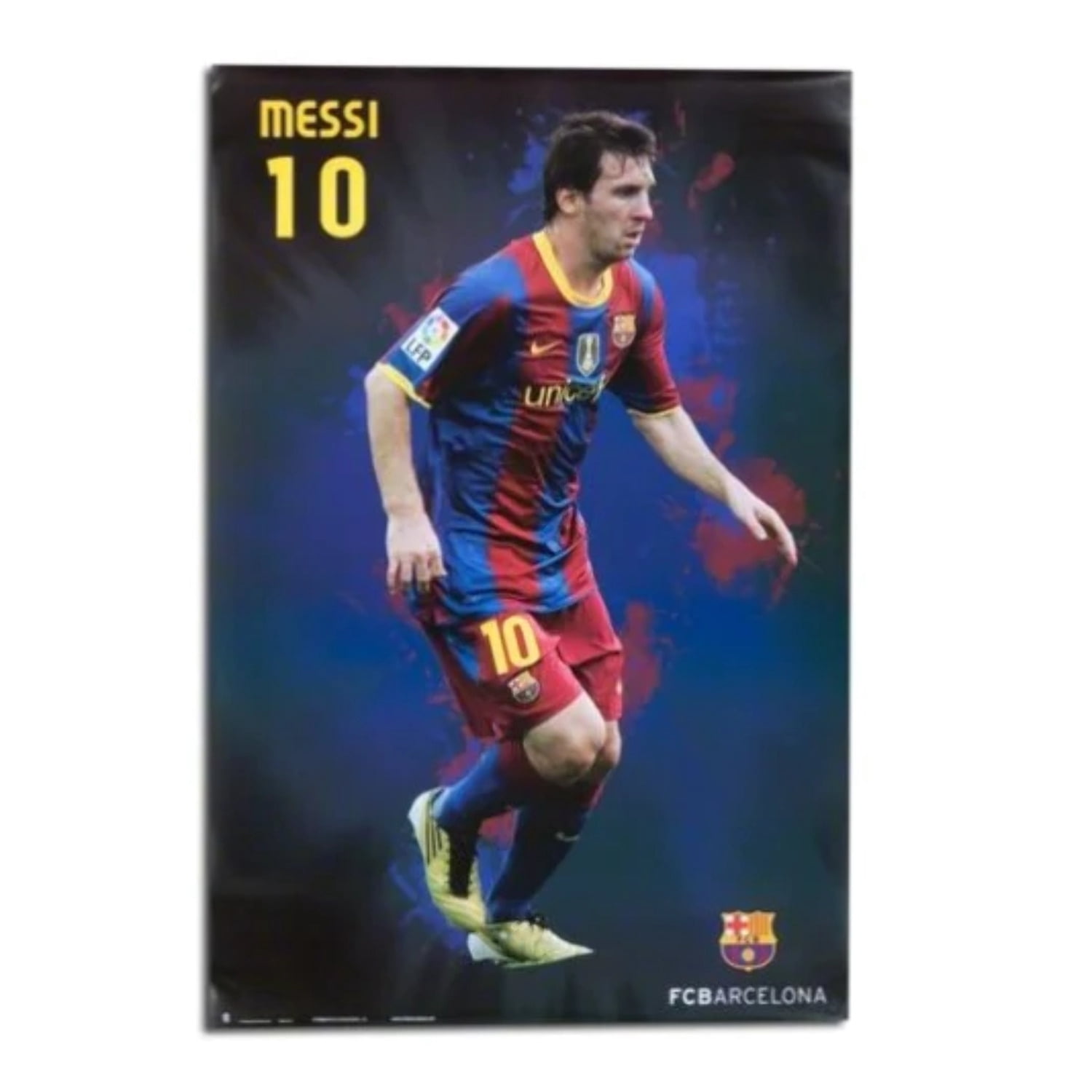 Lionel Messi - FC Barcelona 2010 - 2011 Soccer Poster Season - Walmart.com