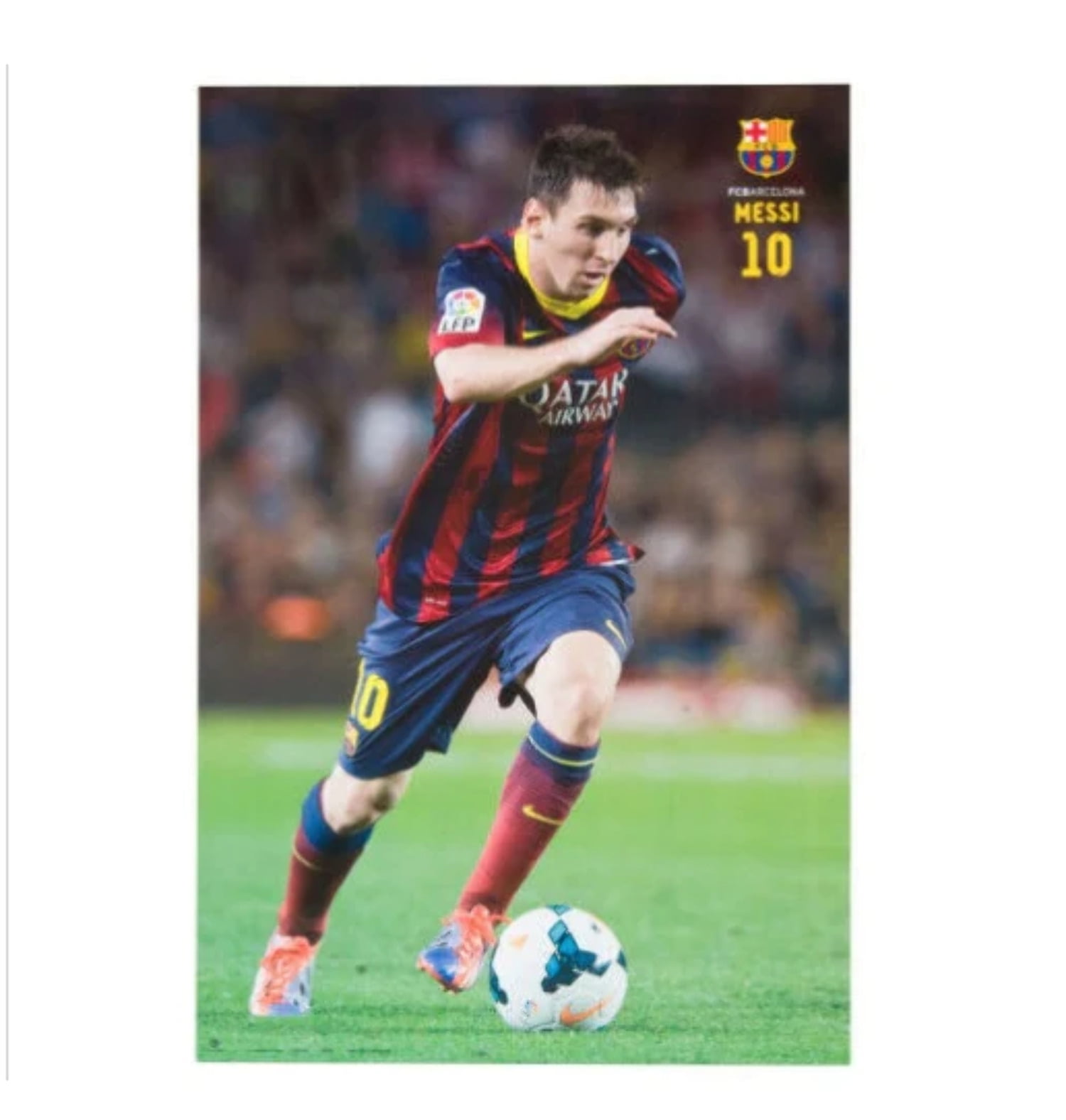 Lionel Messi - FC Barcelona 2013-2014 Soccer Poster Season - Walmart.com