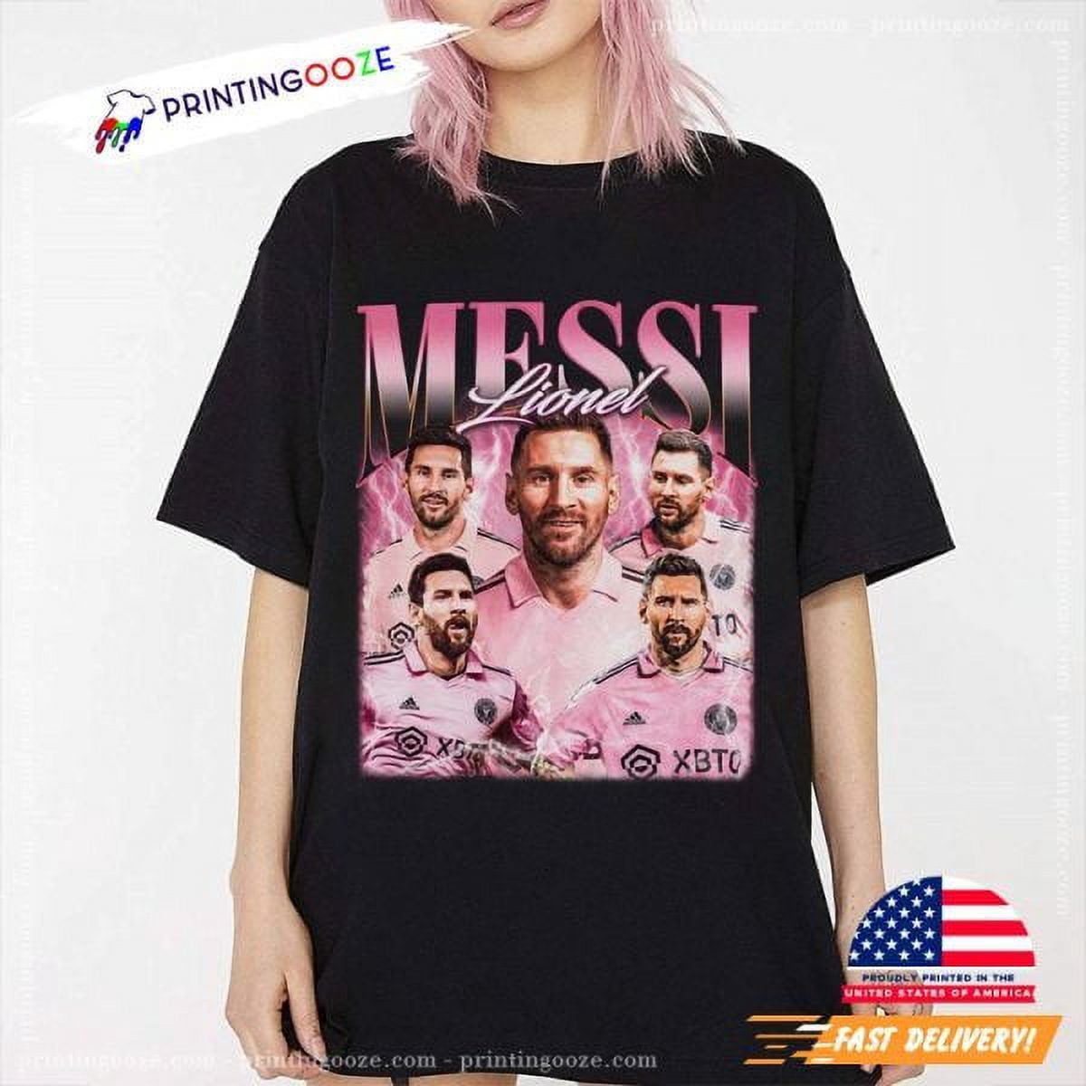Lionel Messi Mls Collage Vingate Style Shirt - Walmart.com