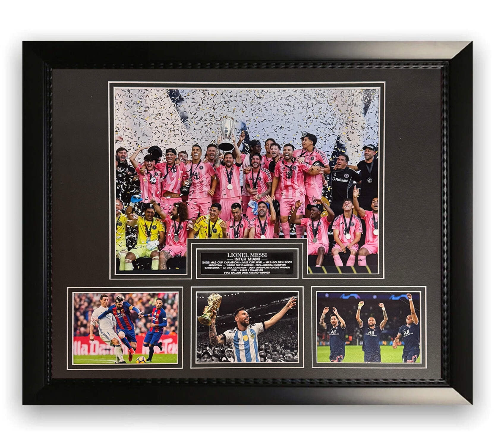 Lionel Messi Photograph Collage Framed to 16x20 - Walmart.com