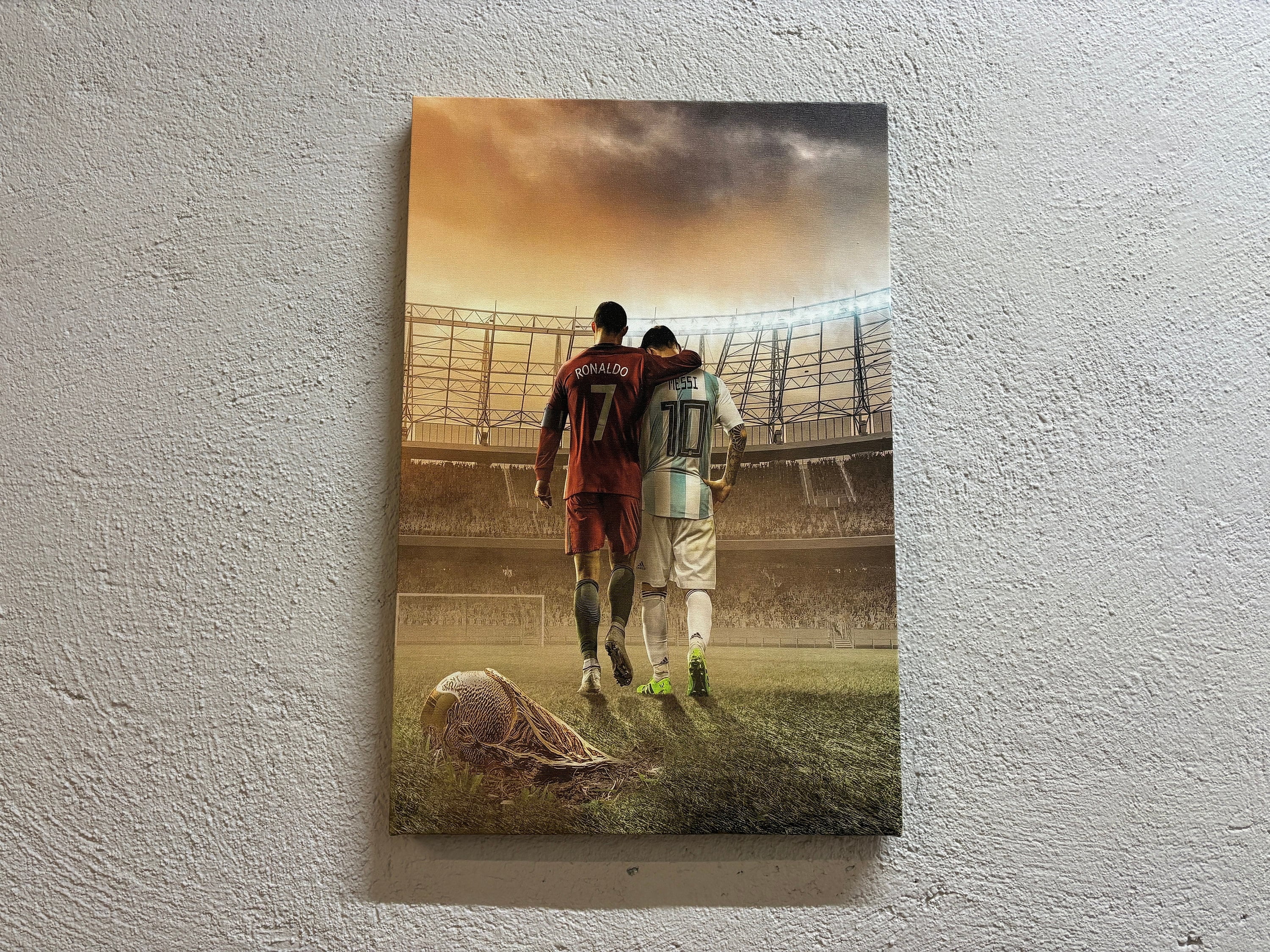 Lionel Messi Poster, Motivational Canvas Art, Sport Poster, Lionel ...