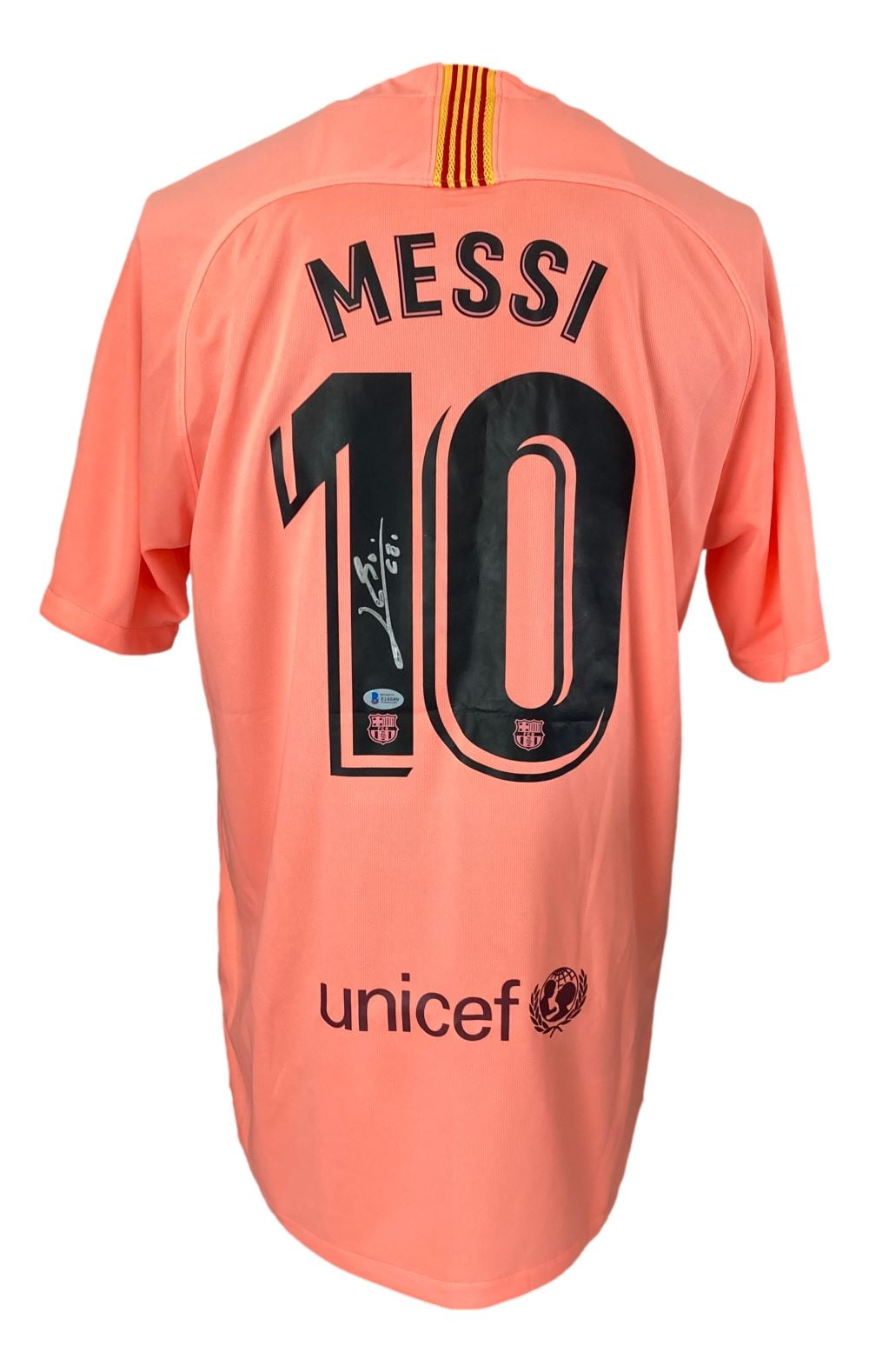 Lionel Messi Signed Barcelona Nike Soccer Jersey BAS E16589 - Walmart.com