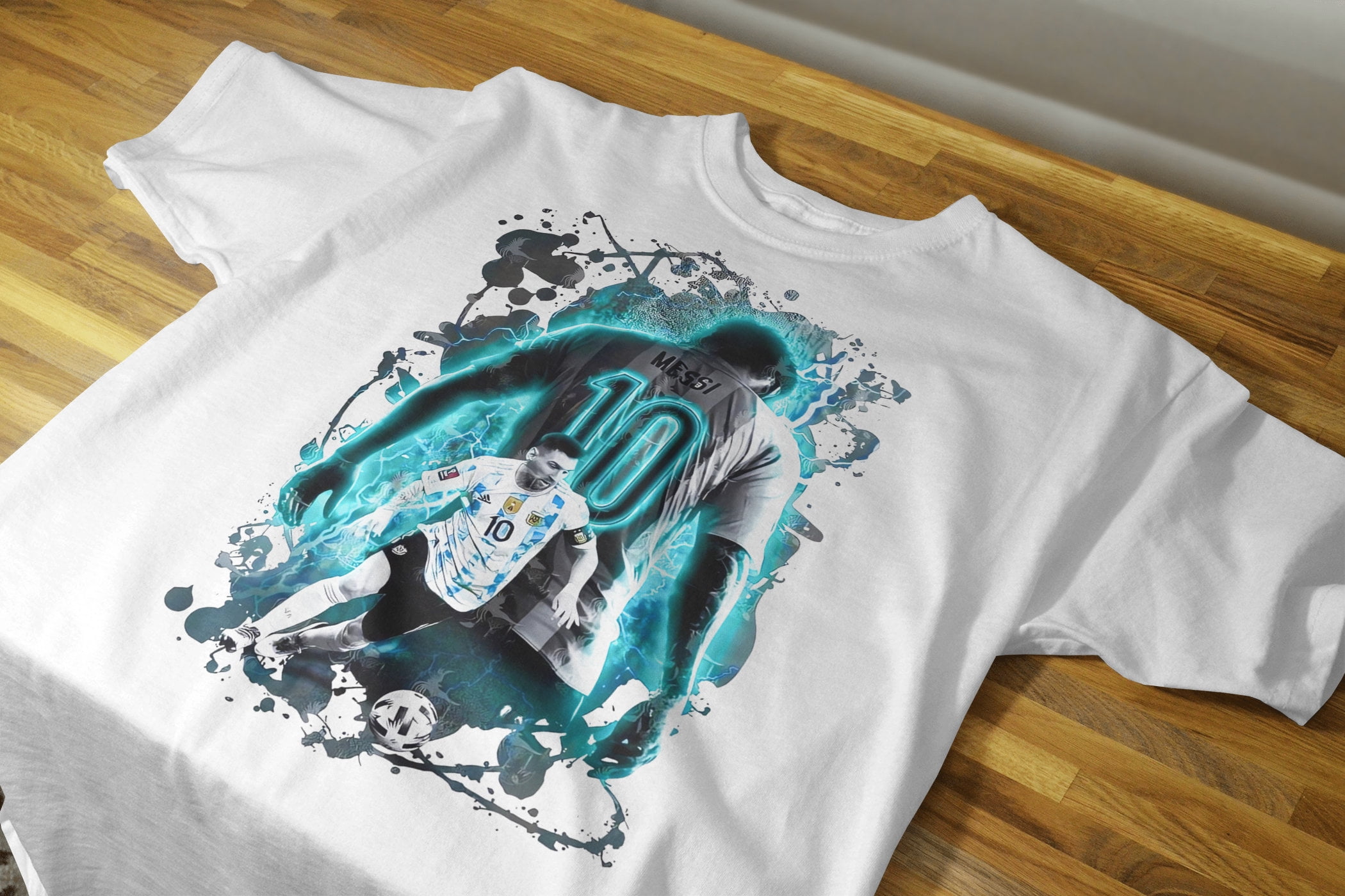 Lionel Messi T-shirt Dtf Print Sublimation Design Football Instant ...