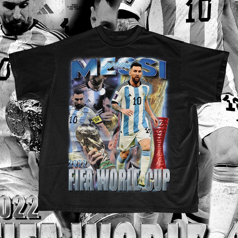 Lionel Messi "World Champion" Graphic T-Shirt - Walmart.com