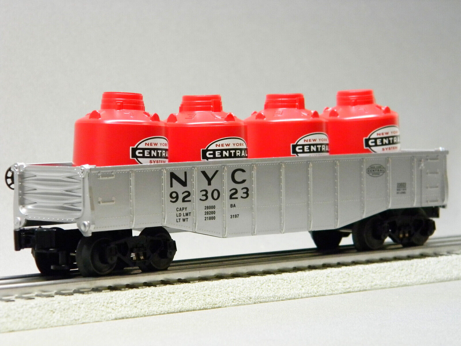 Lionel New York Central Gondola w CONTAINERS #923023 O Gauge 1923020-G ...