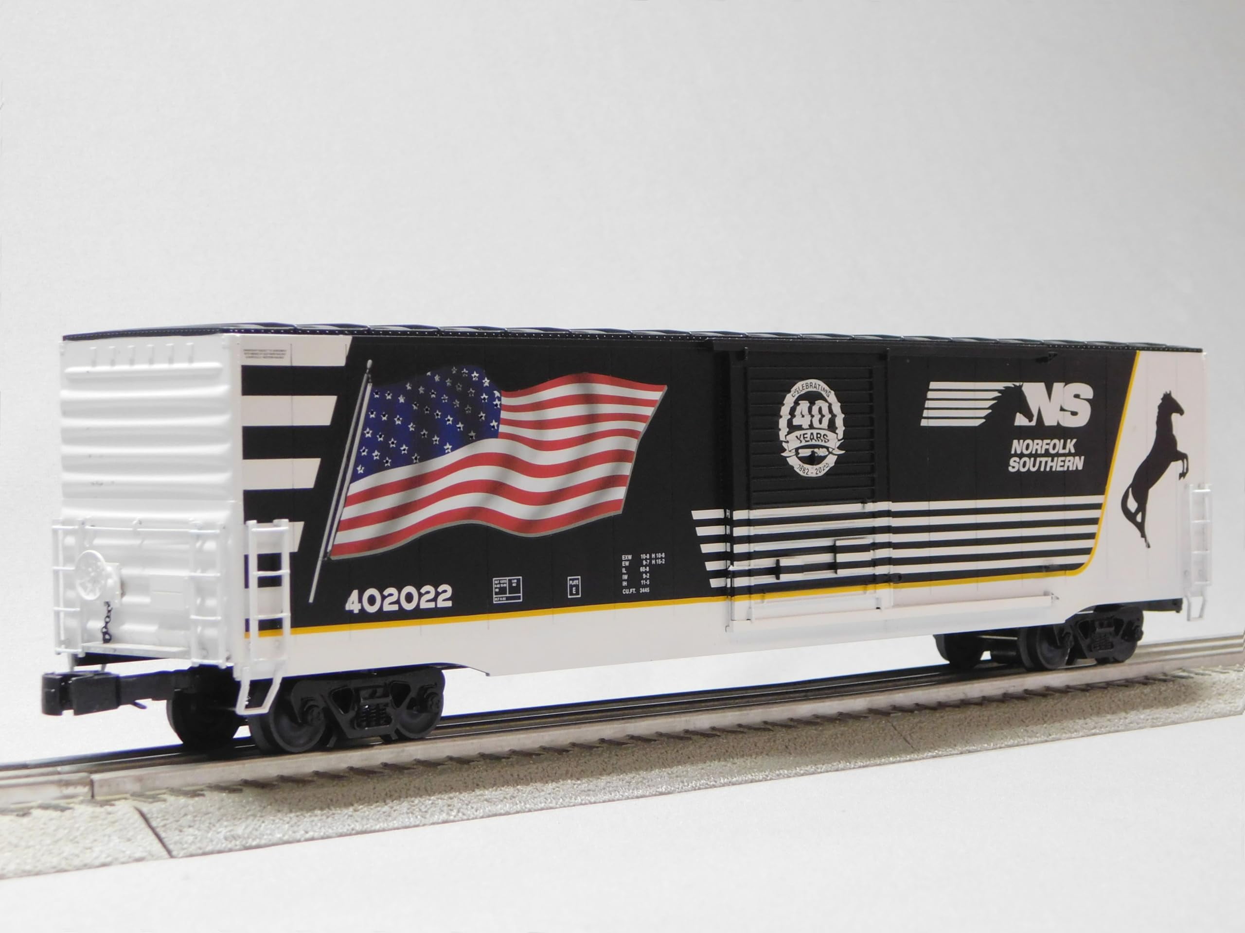 Lionel Norfolk Southern 60' Flag BOXCAR #402022 Freight 2222090-2222094 ...