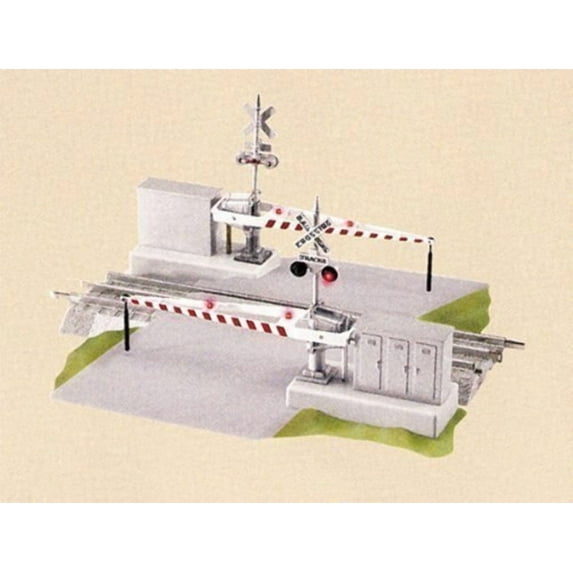 Lionel O Gauge Grade Crossing with Operating Gates, Flashers & Bell ...