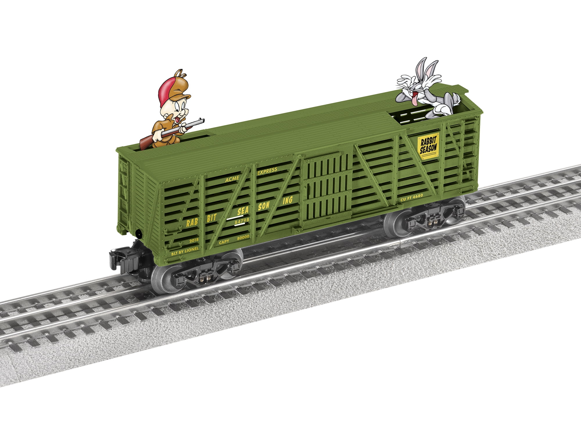 Lionel O Scale Looney Tunes Hunting Rabbit Train Car Electric Powered ...