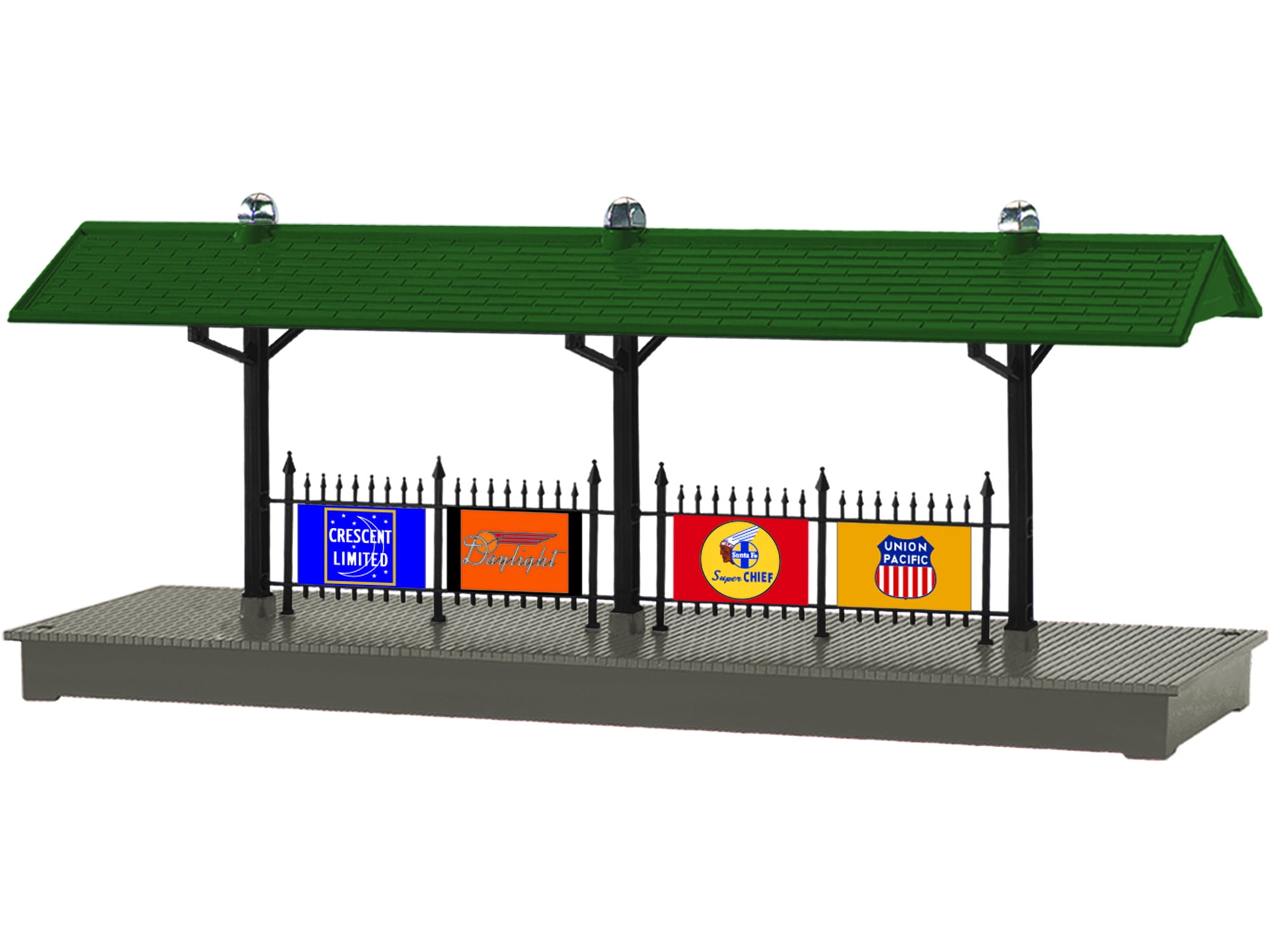 Free Shipping! Lionel O Scale Santa Fe Illuminated Station Platform ...