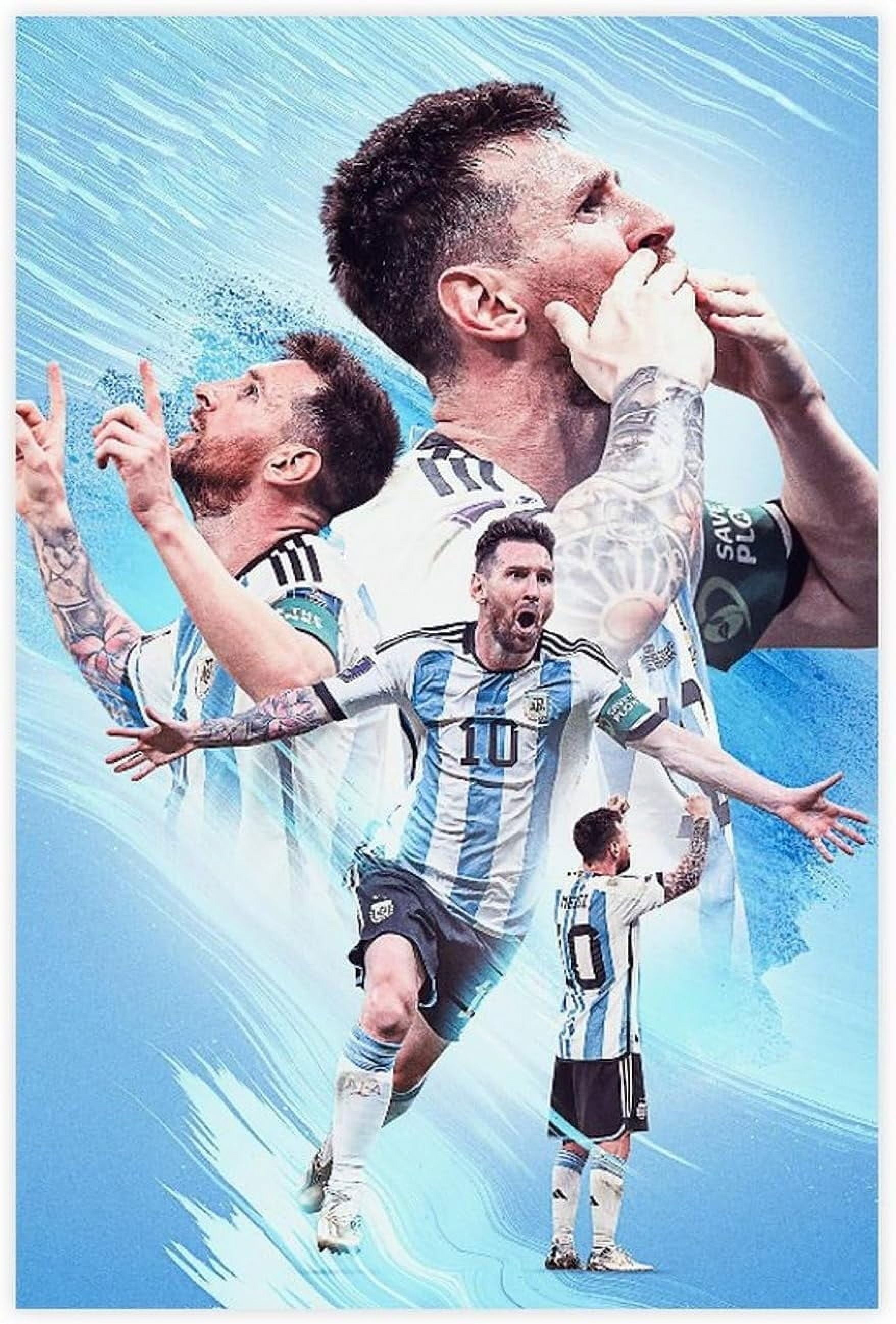 Lionel Poster Messi Poster 10 Canvas Poster Wall Art Decor Print ...