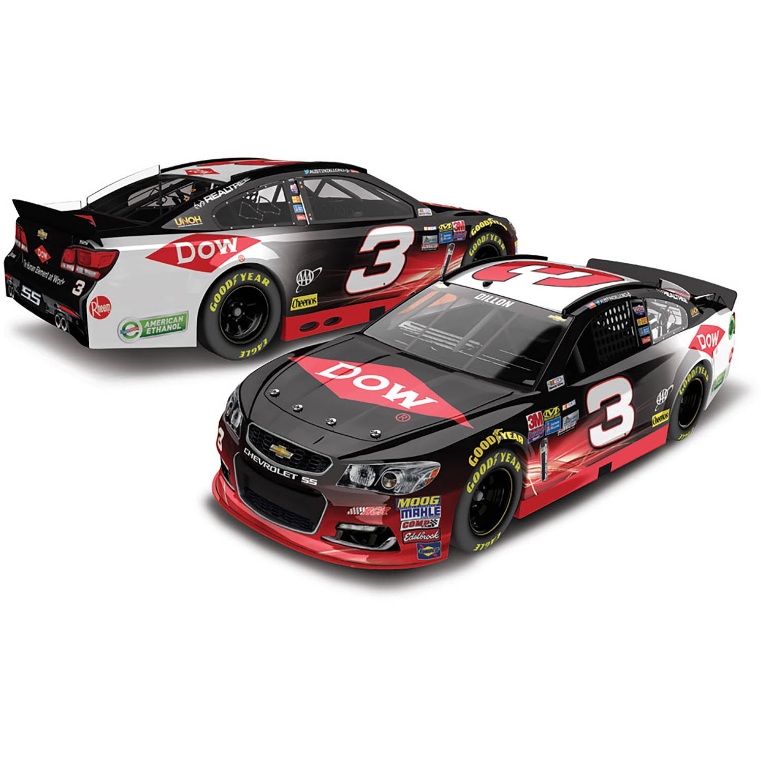 Lionel Racing Austin Dillon 3 2017 Chevrolet SS 1:24 Diecast - Walmart.com