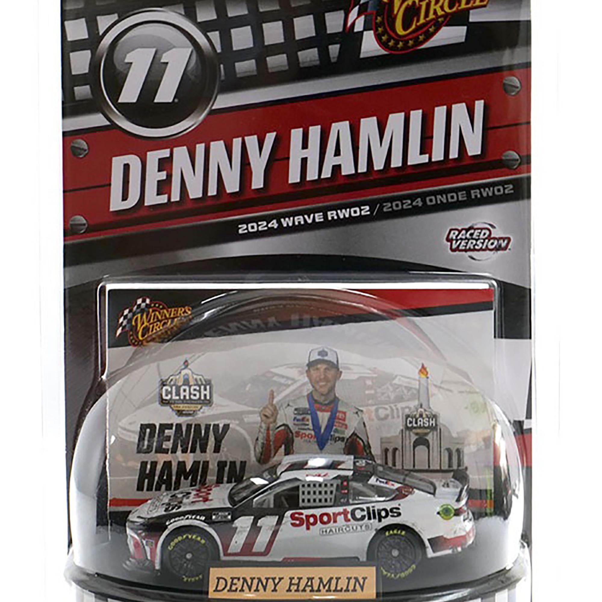 Lionel Racing NASCAR Authentics Denny Hamlin No.11 Sports Clips Clash Win with Trinket 1:64 ...
