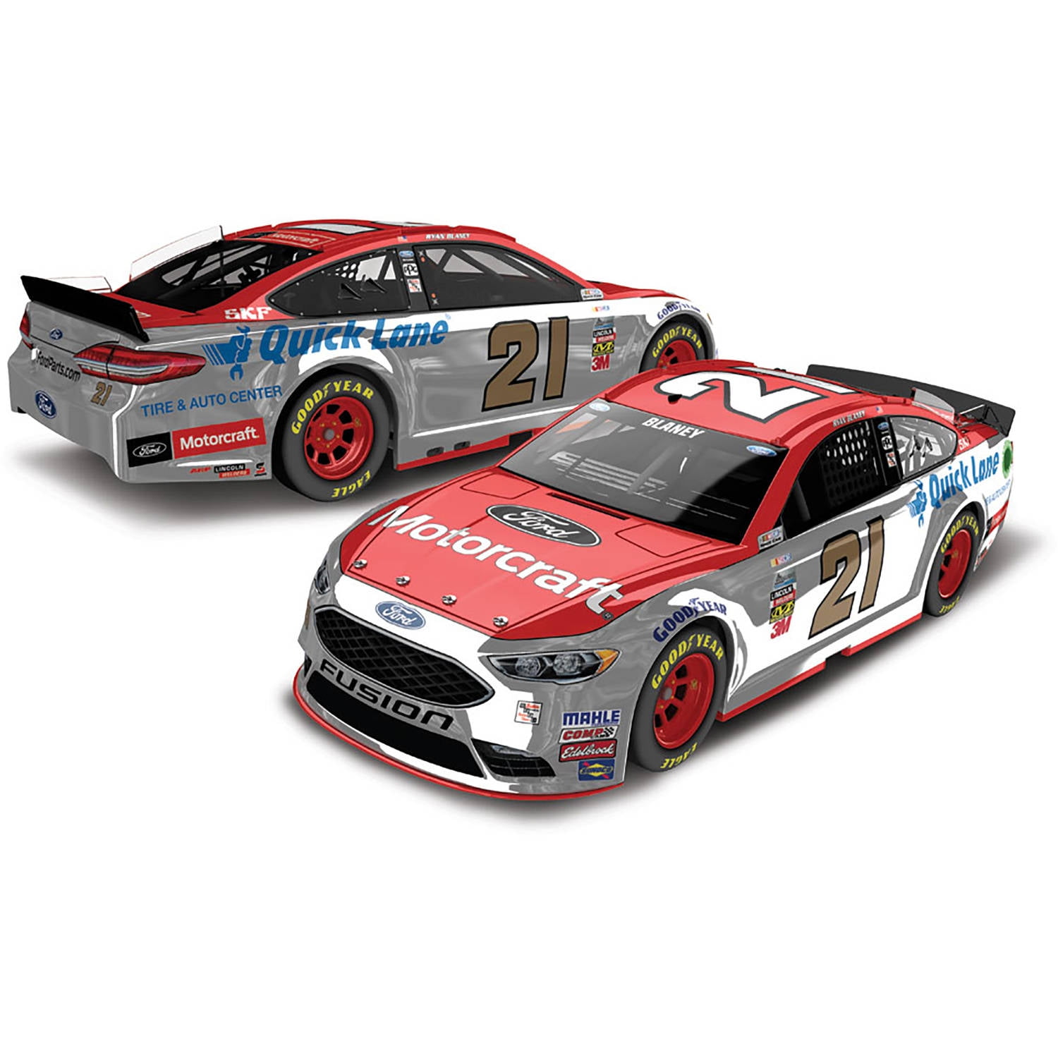 Lionel Racing Ryan Blaney 21 Motorcraft Ford Fusion Diecast - Walmart.com