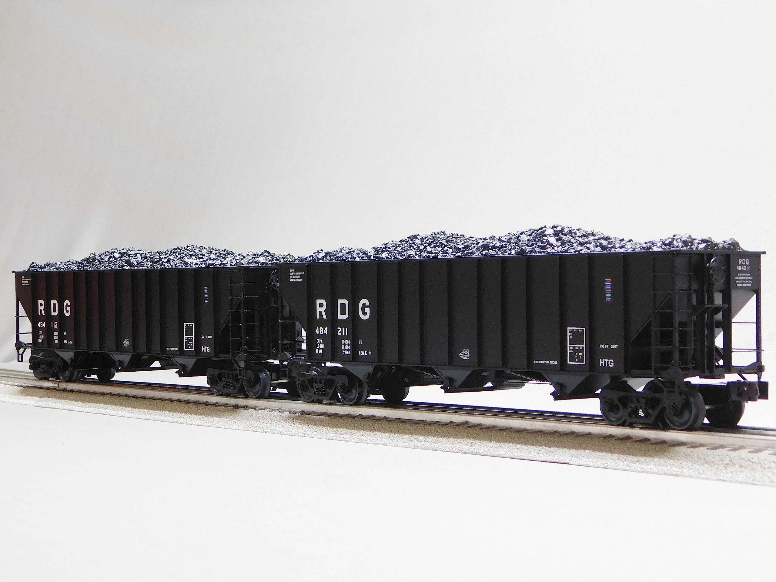Lionel Reading 100 TON Hopper 2 Pack #484112 & #484211 O Gauge 2326118 ...