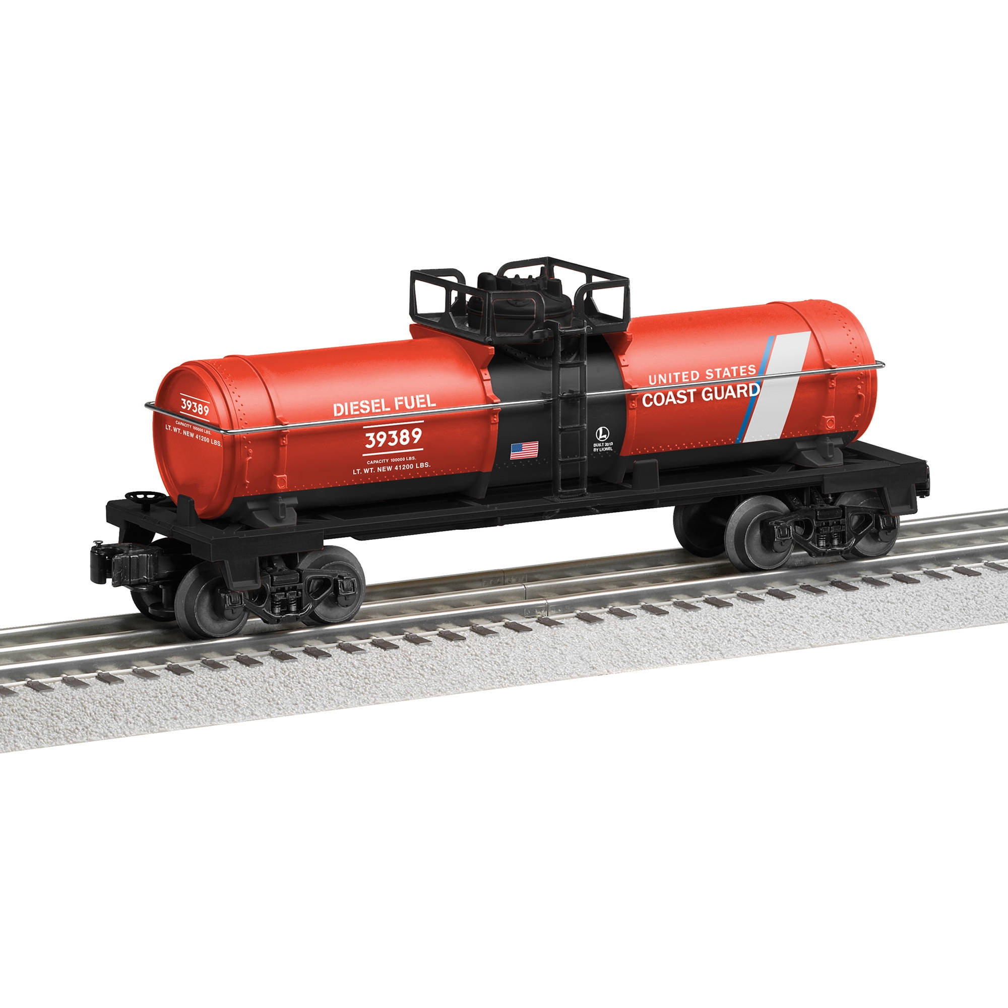 Lionel Ready to Play U.S. Coast Guard Tank Car Model Train Rolling ...