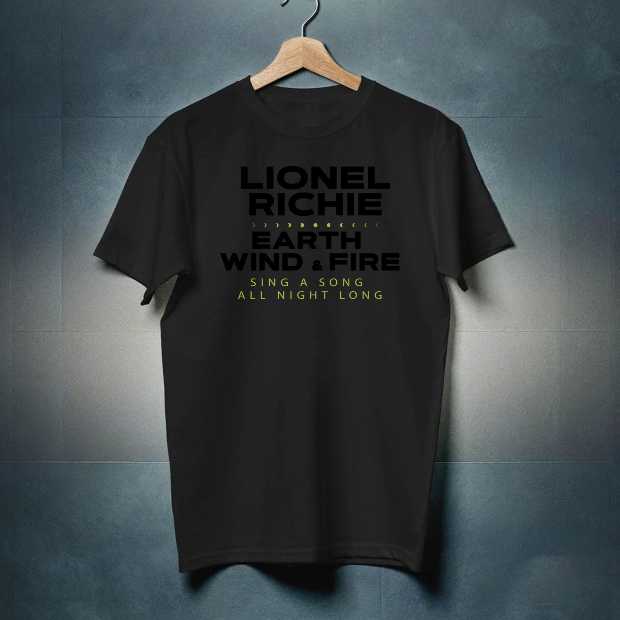 Lionel Richie and Earth Wind & Fire - Sing a Song All Night Long Tour 2024 Shirt, Lionel Richie ...