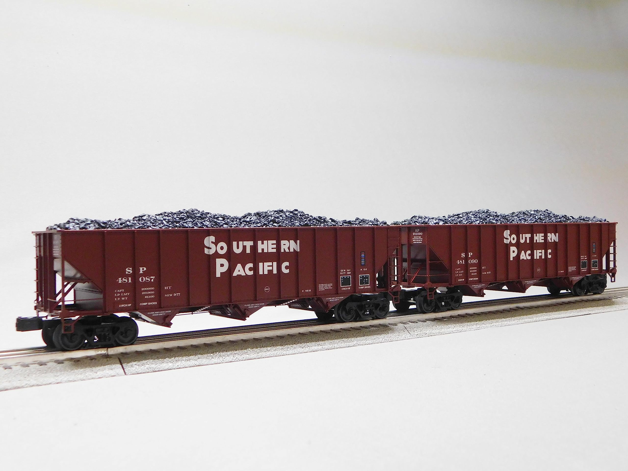 Lionel Southern Pacific 100 TON Hopper 2 Pack #481087#481090 O Gauge ...