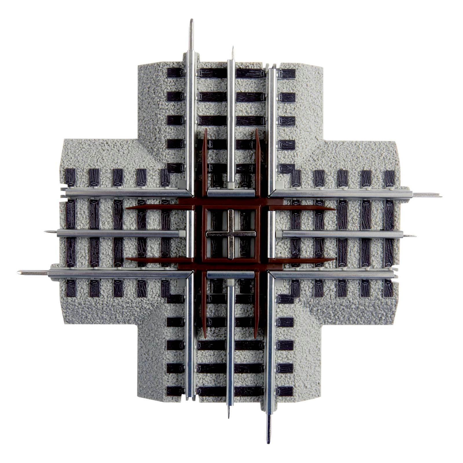 Lionel Trains O-Gauge Fastrack 90-Degree Crossover Intersection Track ...