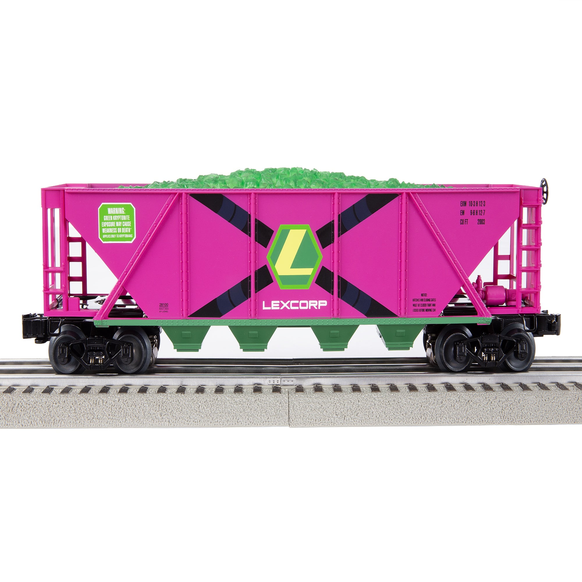 Lionel Warner Bros. DC Comics LexCorp Kryptonite Hopper - Walmart.com