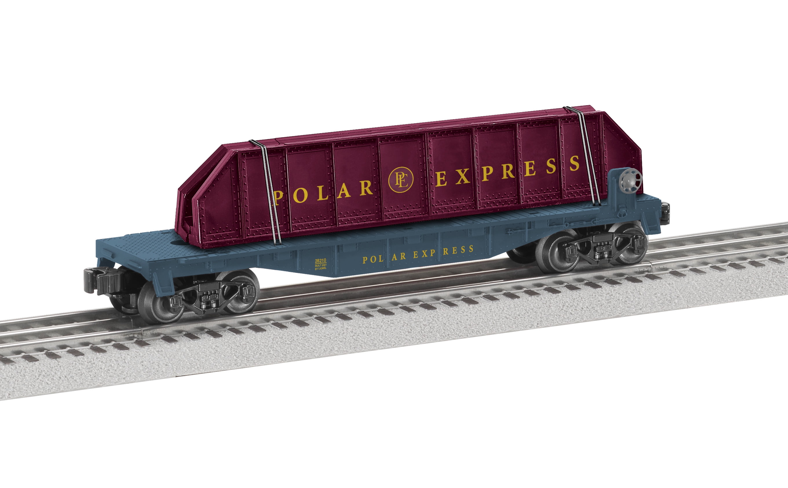 Lionel Warner Bros. The Polar Express Flatcar with Girder Bridge ...