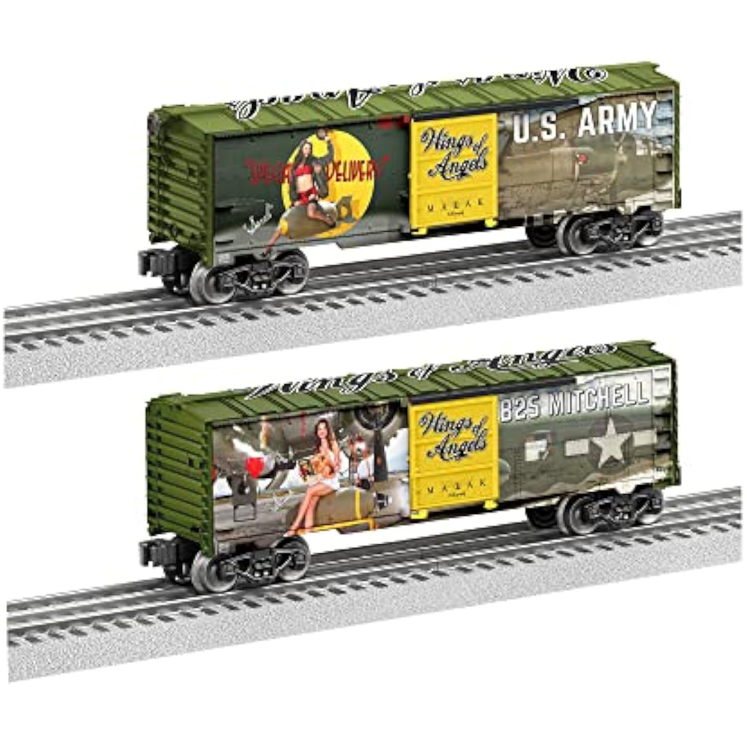 Lionel Wings of Angels Sarah MUSA O Gauge Model Train Boxcar - Walmart.com