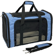 Pet Soft Sided Small Large Cat Dog Comfort Bag Travel Case Airline ...