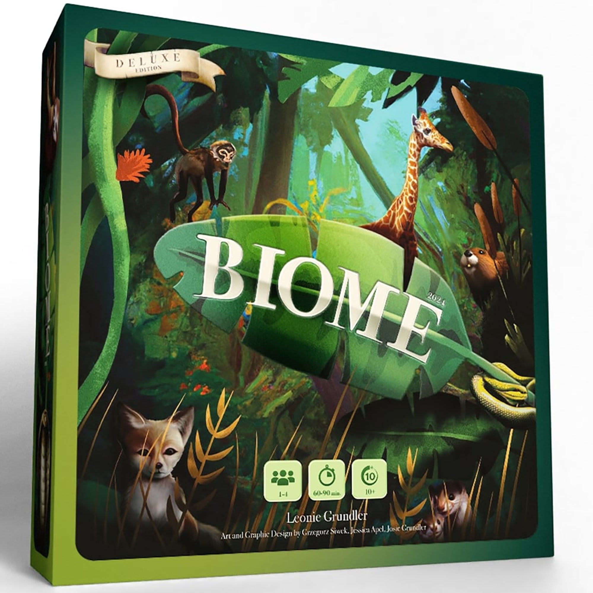 Lioness Games: Biome Deluxe - Hand Management Board Game, Nature ...
