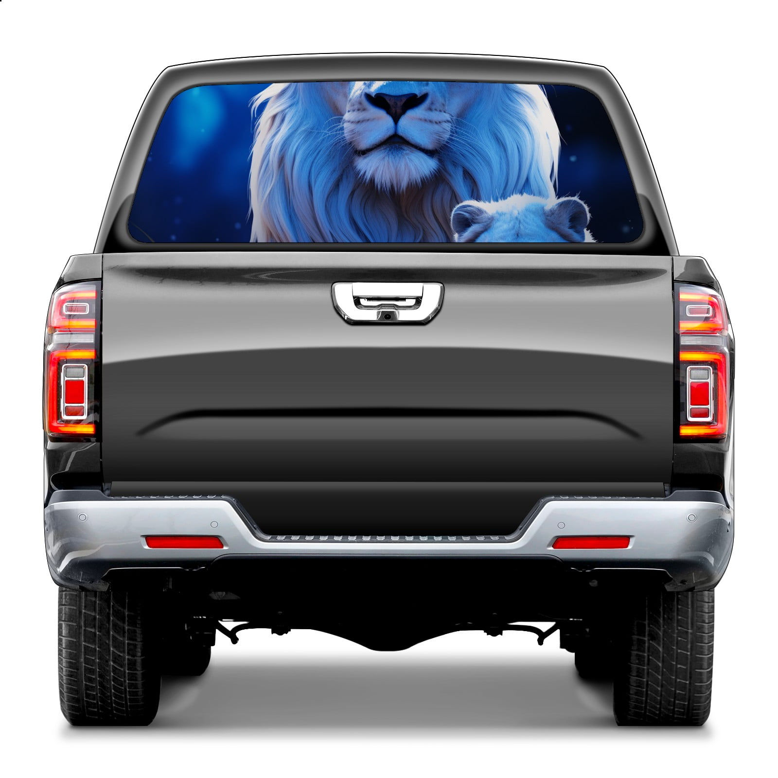 Lioness Rear Window Decals for Trucks- Pickup Car Window Stickers Decal ...