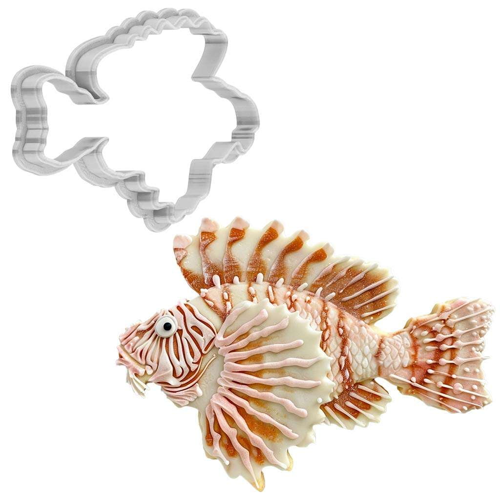 Lionfish Cookie Cutter 4 Inch Made in USA by WONDERTORY - Walmart.com