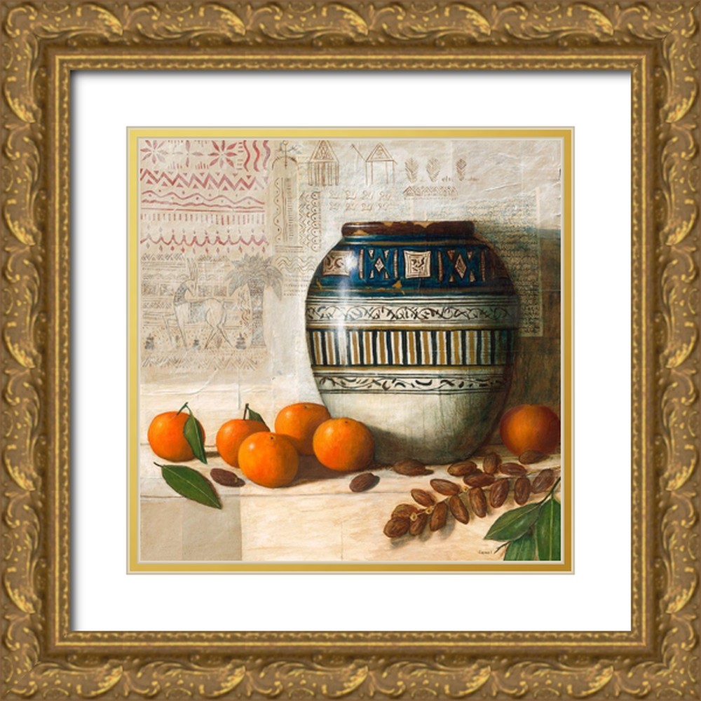 Lionnet, Pascal 26x26 Gold Ornate Wood Framed with Double Matting ...