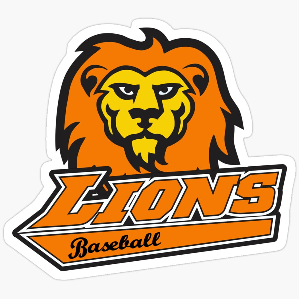 Lions Baseball Sticker Phone Decal Water Bottle Stickers Car Decals ...