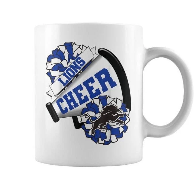 Lions Cheer Back To School Cheerleading Spirit Mug - Walmart.com