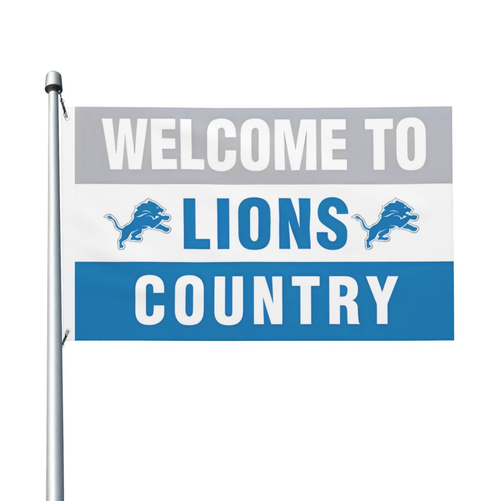 Lions Flag 3x5FT Outdoor Double Sided Heavy Duty Polyester Flags Long ...