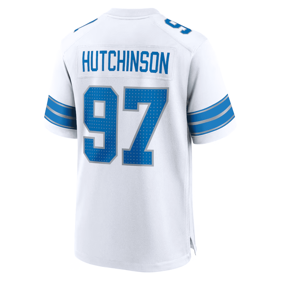 Lions Football Shirt Aidan Hutchinson#97 Sports Team Game Fans For Men ...