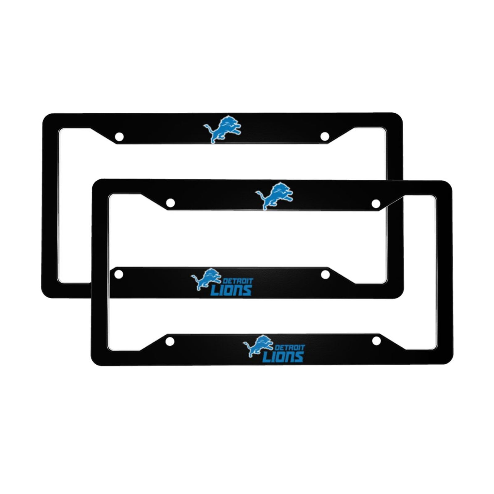 Lions Football team customized four-hole license plate frame (one pair ...