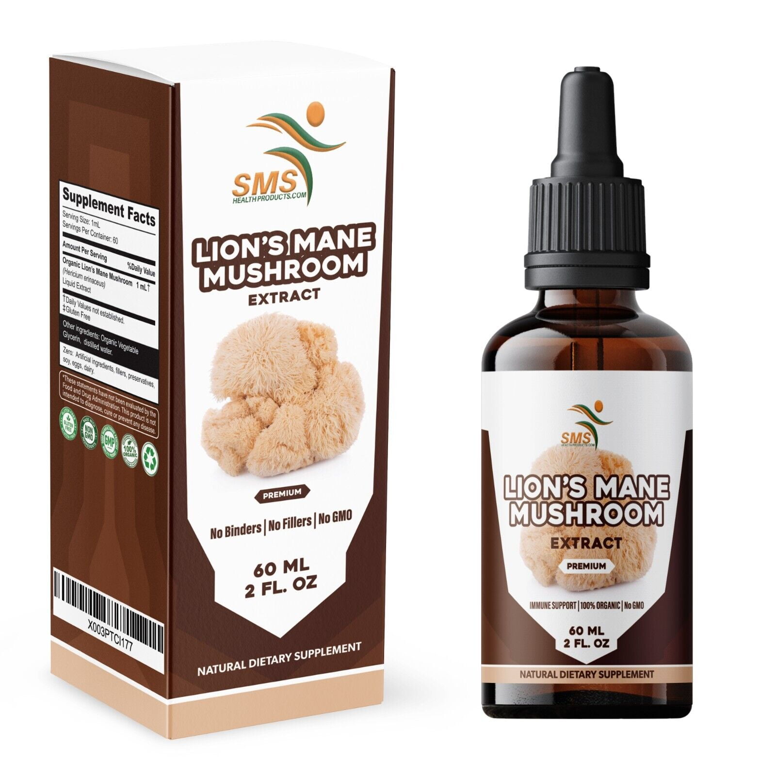 Lions Mane Mushroom Extract Organic Tincture 2 Fl Oz - Walmart.com